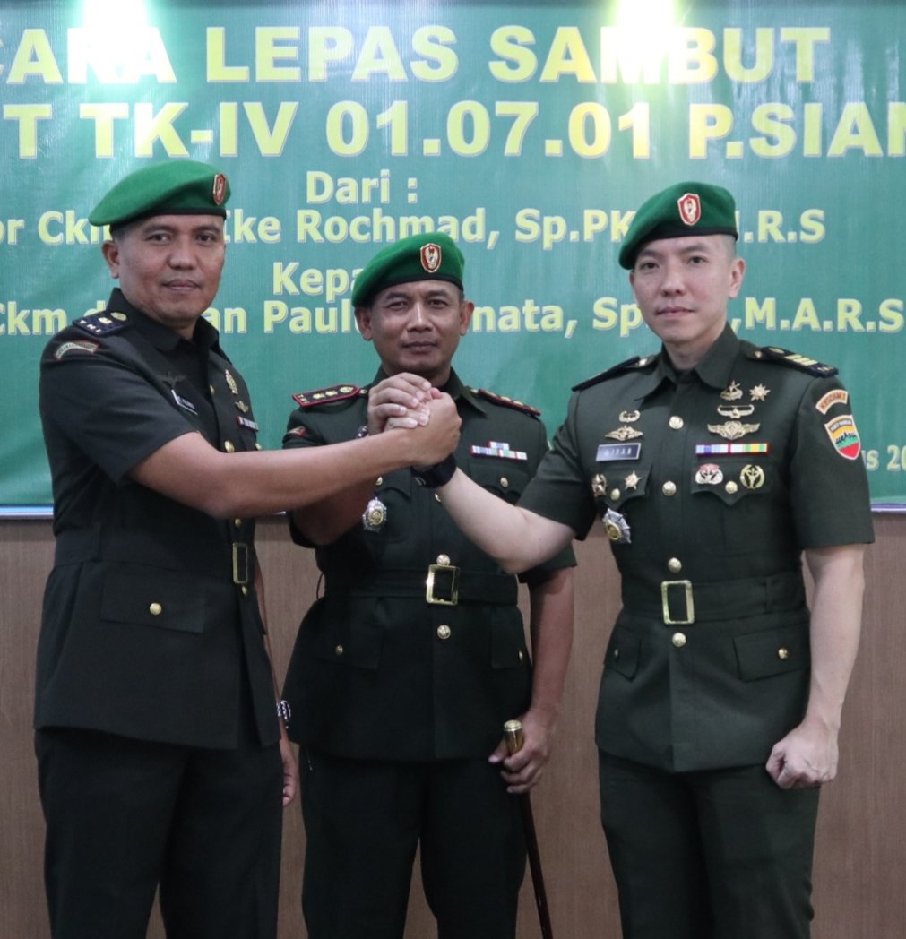 Kapten Ckm dr Ivan Paulus Gunata Resmi Jabat Kepala RST Pematang ...